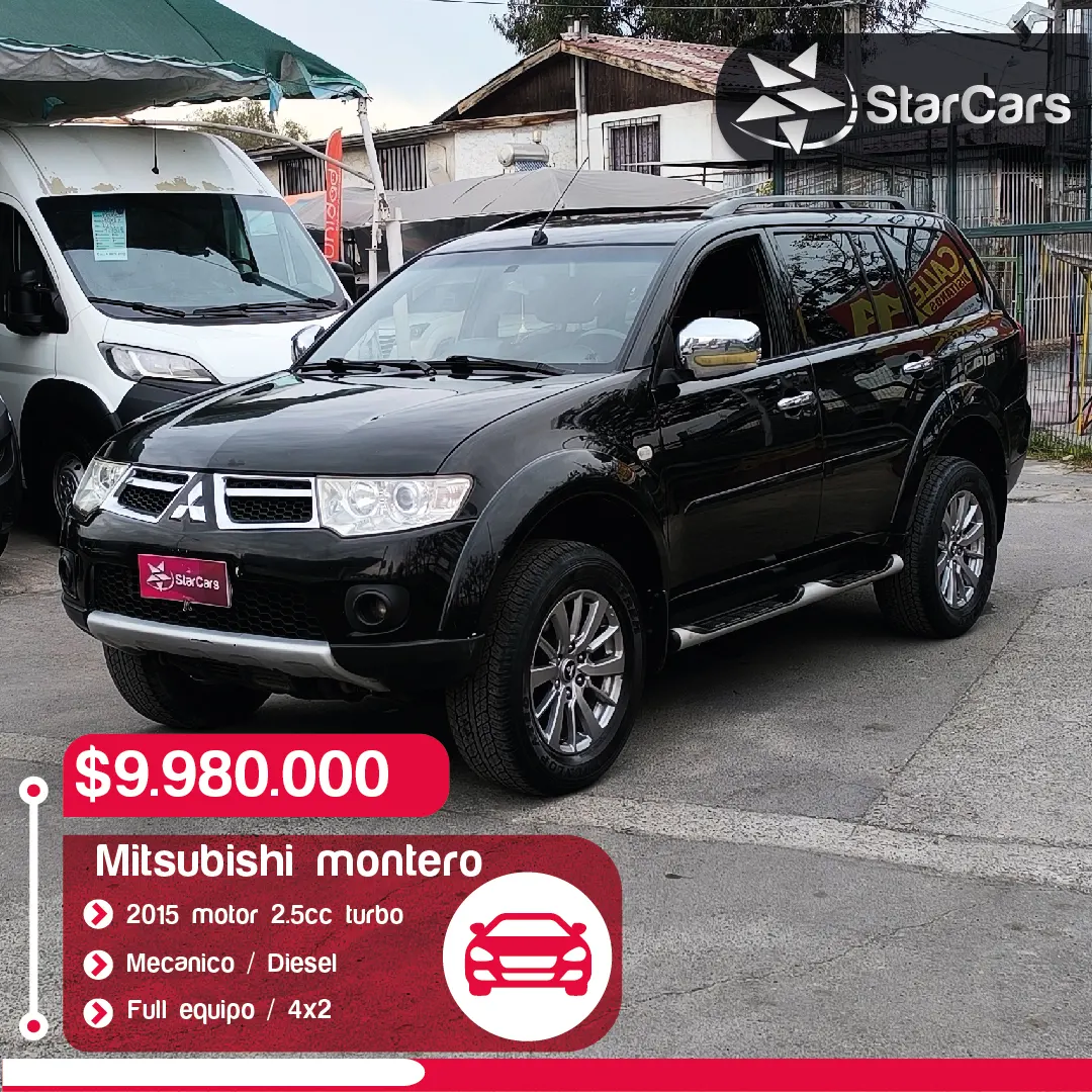 MITSUBISHI MONTERO 4X2 DIESEL 2015 2.5cc – StarCars