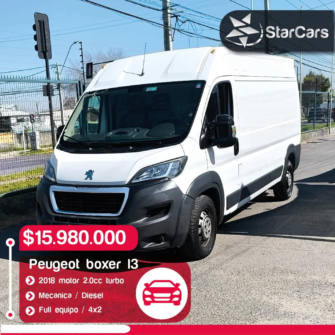 PEUGEOT BOXER L3 2018 2.0cc – StarCars